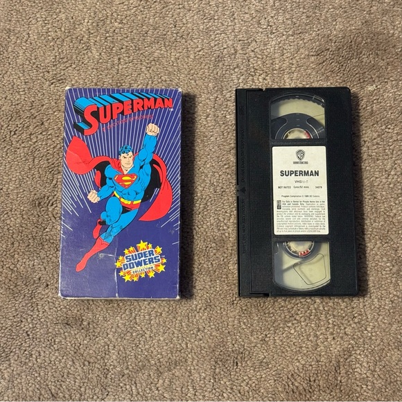 Warner Bros. | Media | Superman Vhs Tape | Poshmark